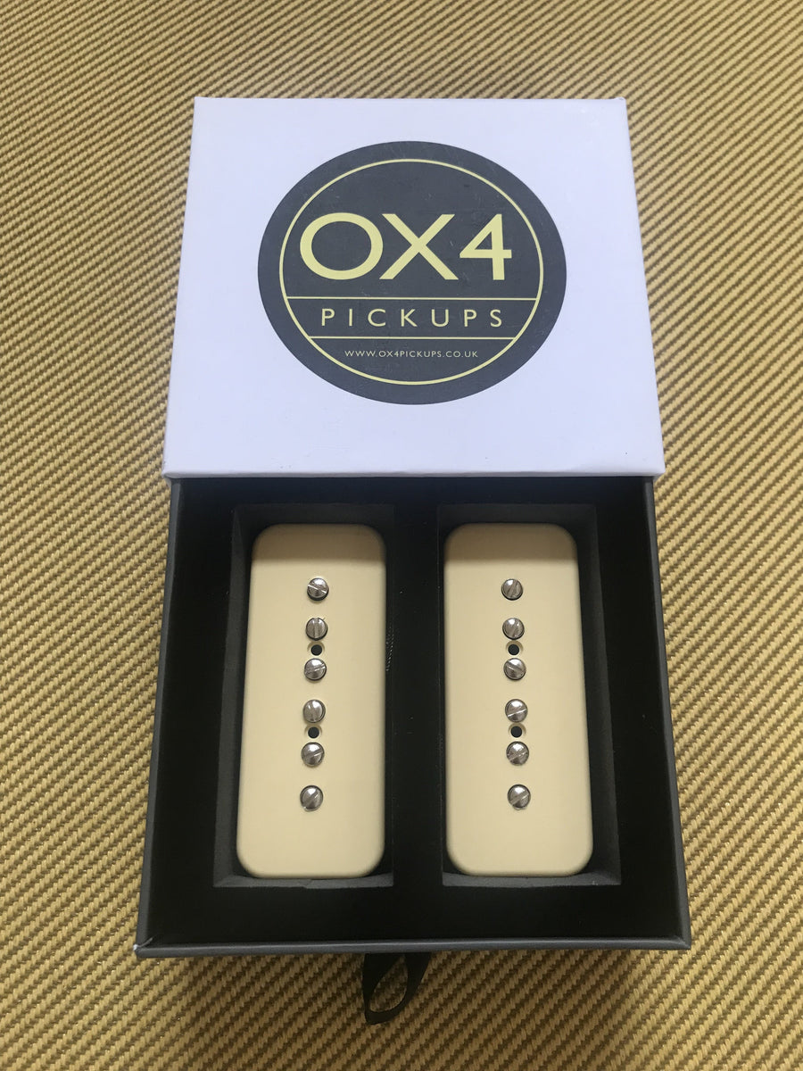P90 Soapbar Pickup set, Bone covers (Vintage White) from OX4 -Buy here ...